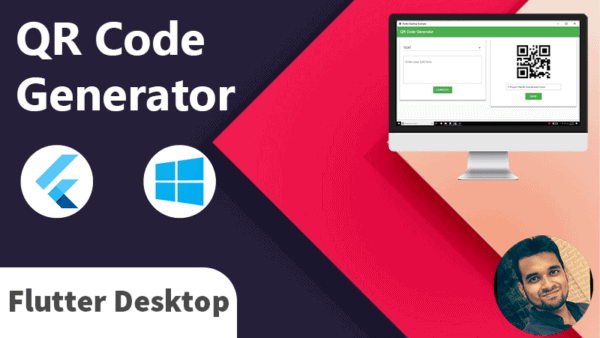 QR Code Generator Windows App in Flutter Desktop