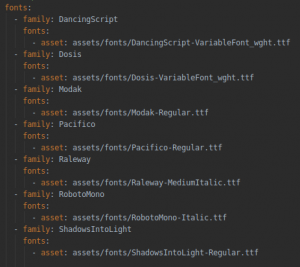 Flutter Custom Font | Navoki